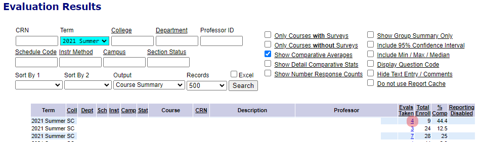 Download SRI Information in the Format Approved by Academic Affairs